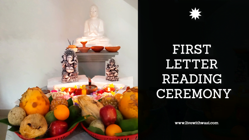 First letter reading ceremony (Akuru Kiyaweema) - Live with Wasi